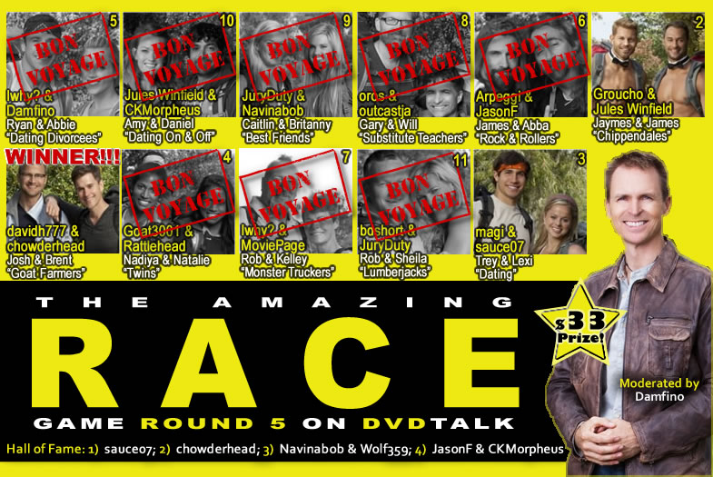 The DVDTalk Amazing Race Game -- Fall 2012 Edition - DVD Talk Forum